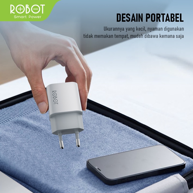 Jual ROBOT Kepala Charger Fast Charging 12W 18W/20W/30W Adaptor ...