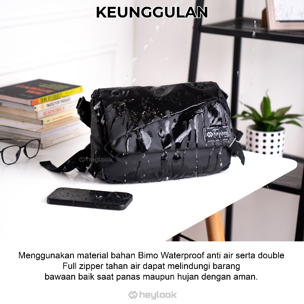 Jual HEYLOOK Official - Sling Bag Pria VOLTA Waterproof Tas Selempang ...