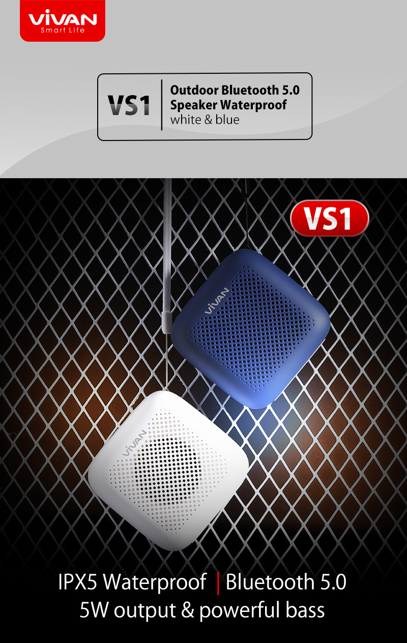 Jual Speaker Bluetooth VIVAN VS1 Mini Wireless Audio Portable Mega Bass ...
