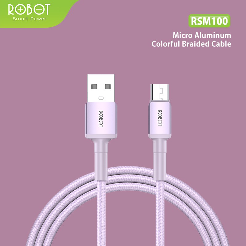 Jual ROBOT Kabel Data RSM100/RSC100/RSL100 Kabel Data Charging Type C ...