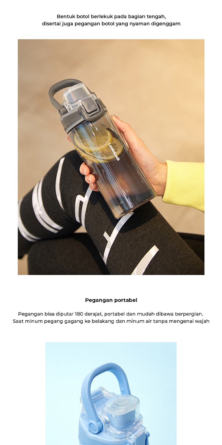 Jual LocknLock Exclusive Botol Minum Grip Sports Bottle Tritan 700ml ...