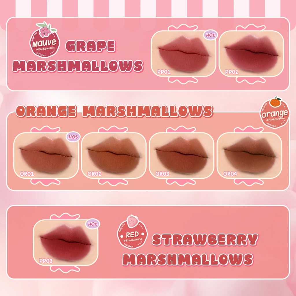 Jual 【Clearance Sale】PINKFLASH Fuzzy-Soft Velvet Matte Lip Clay Lipstik ...