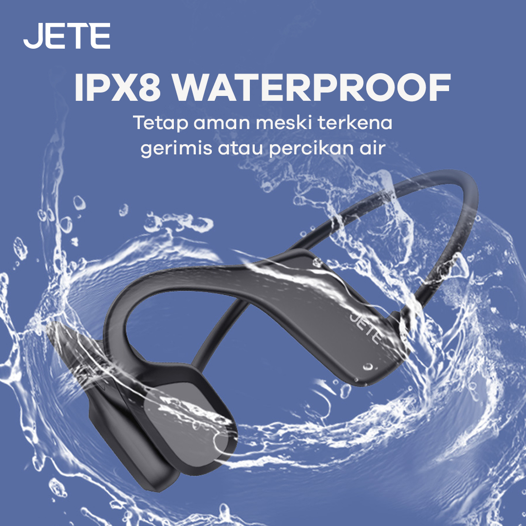 Jual JETE Open Fast Headset Running OpenEar Bone Conduction IPX8 ...