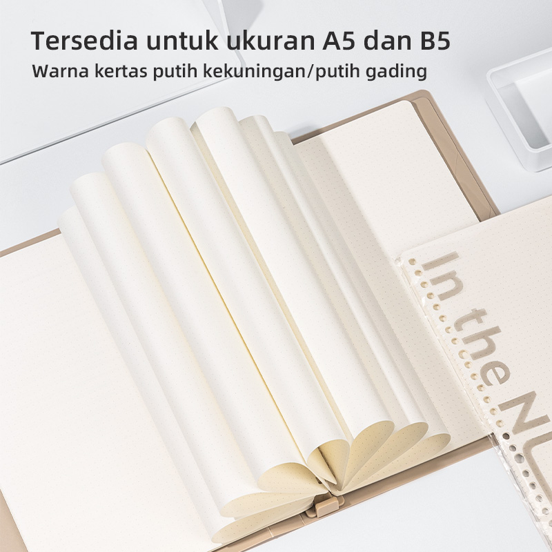 Jual Nusign Loose-leaf Notebook Refill / Isi Binder A5 B5 Garis Grid Dot 50 Lembar NS31X ...