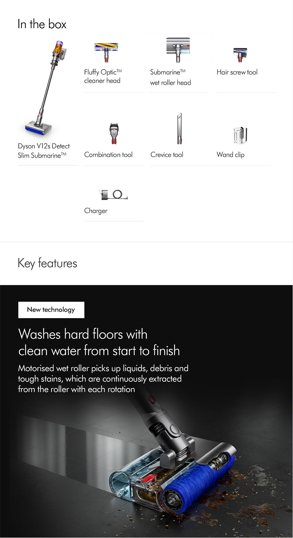 Jual Dyson V12 s Detect ™ Slim Submarine Wet & Dry Vacuum Cleaner ...