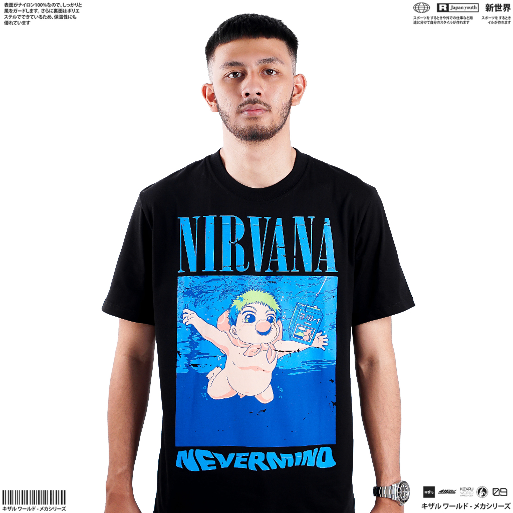 Jual KIZARU Kaos Band NIRVANA BEELZEBUB | Shopee Indonesia