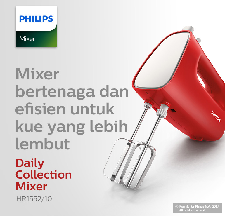 Jual Mixer Philips - HR1552/10 - Hand Mixer - Mikser Philips - Mixer ...