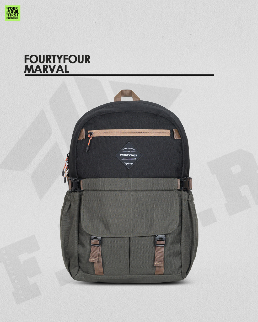 Jual FOURTYFOUR MARVAL - Backpack Pria Premium - Ransel Pria Premium ...