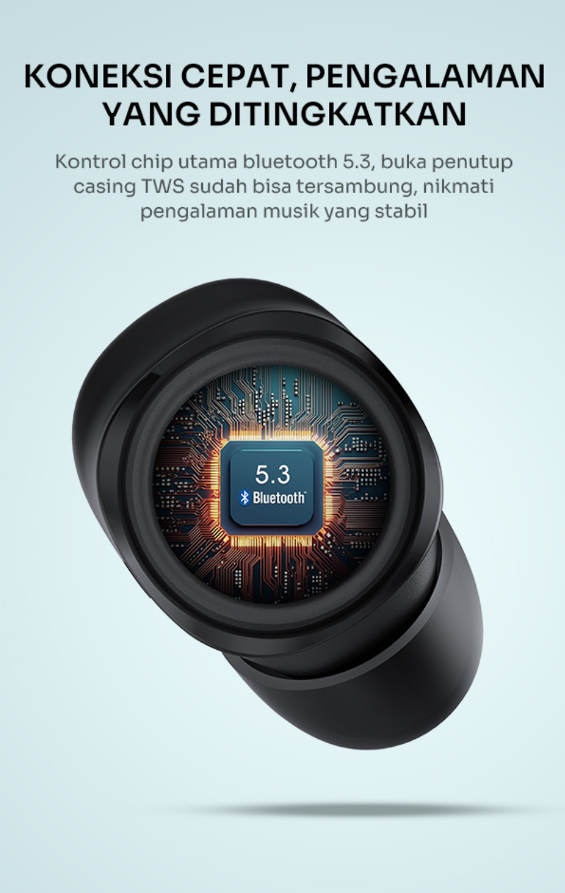 Jual ROBOT TWS True Wireless Bluetooth Earphone Airbuds T80 Water Resistant IPX 4 BT 5.3 ...