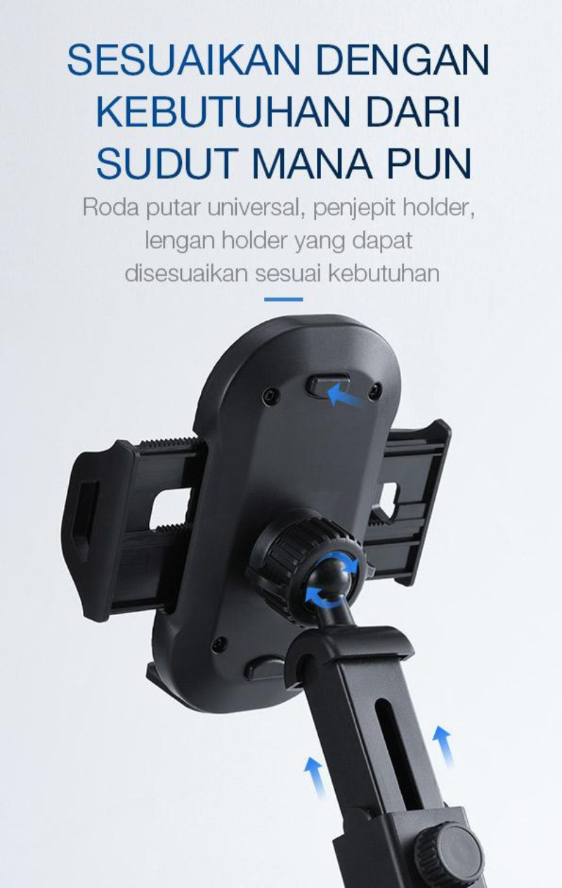 Jual ROBOT Car Holder RT-CH12 Universal HP Holder Mobil Dashboard Kaca ...