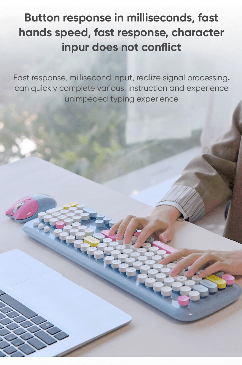 Jual MOFii Keyboard Wireless Dan Mouse Wireless Set 2.4G Zero | Shopee ...