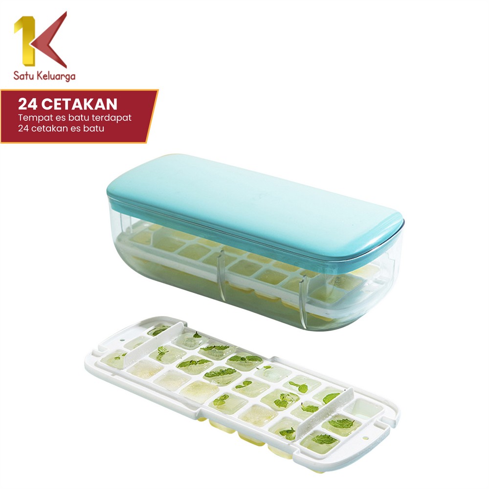 Jual Satu Keluarga Cetakan Es Batu Mode Tekan Press Free Sendok C873 ...