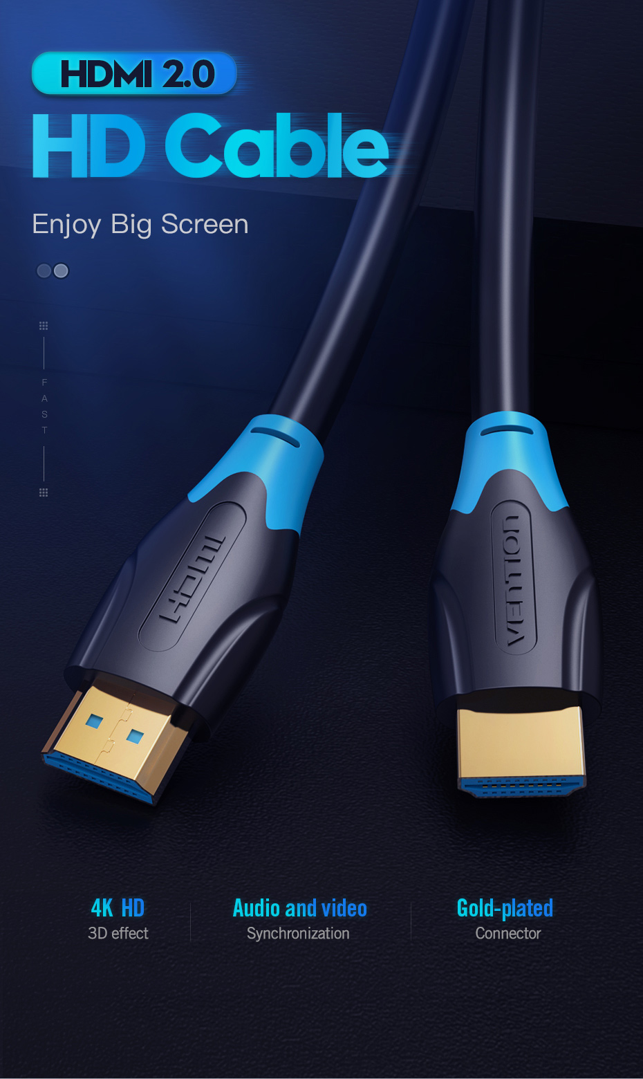 Jual Vention AAG Kabel HDMi Male to Male Ukuran 5m | Shopee Indonesia