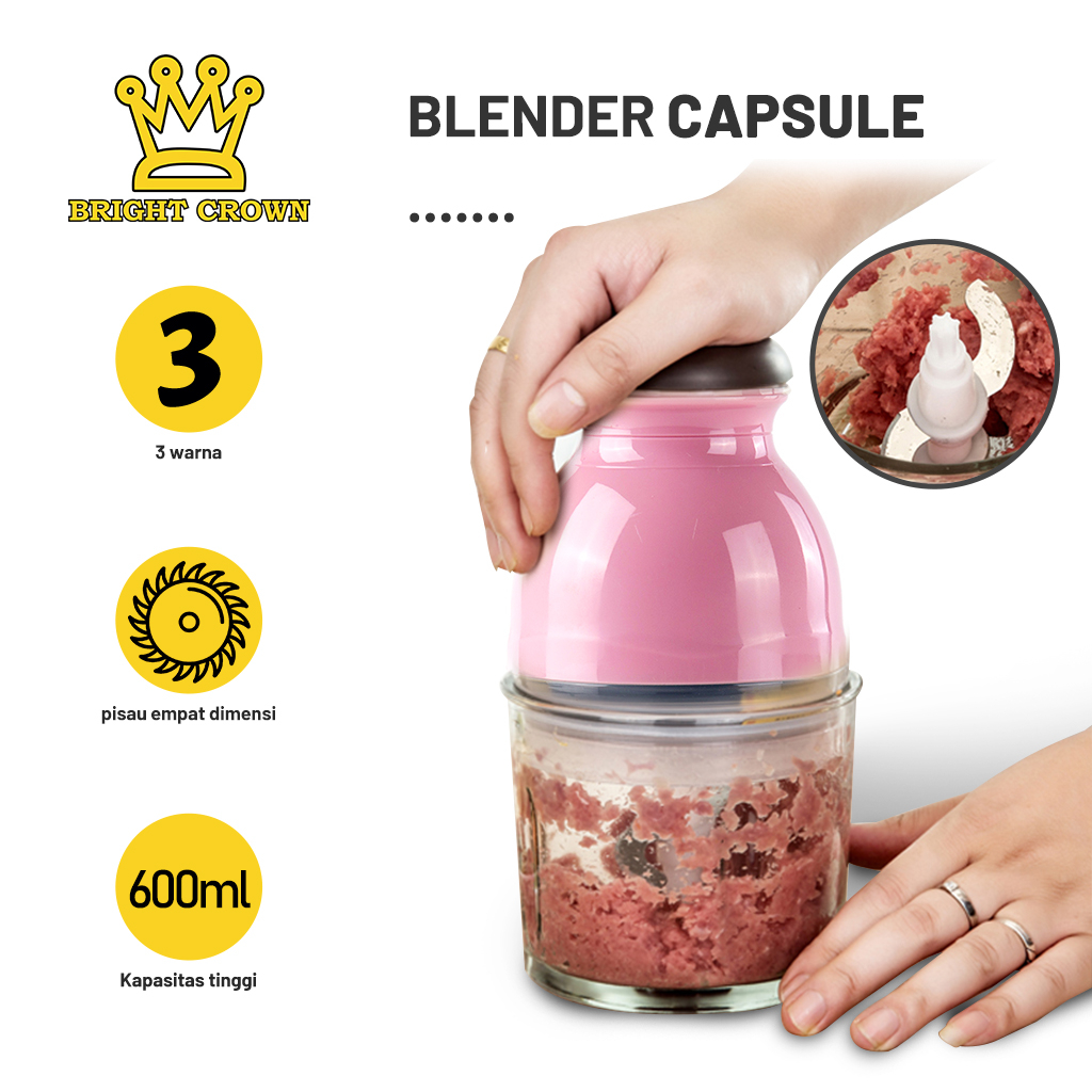 Jual YATT by Bright Crown Blender Kapsul Penggiling Daging Sayur Buah ...
