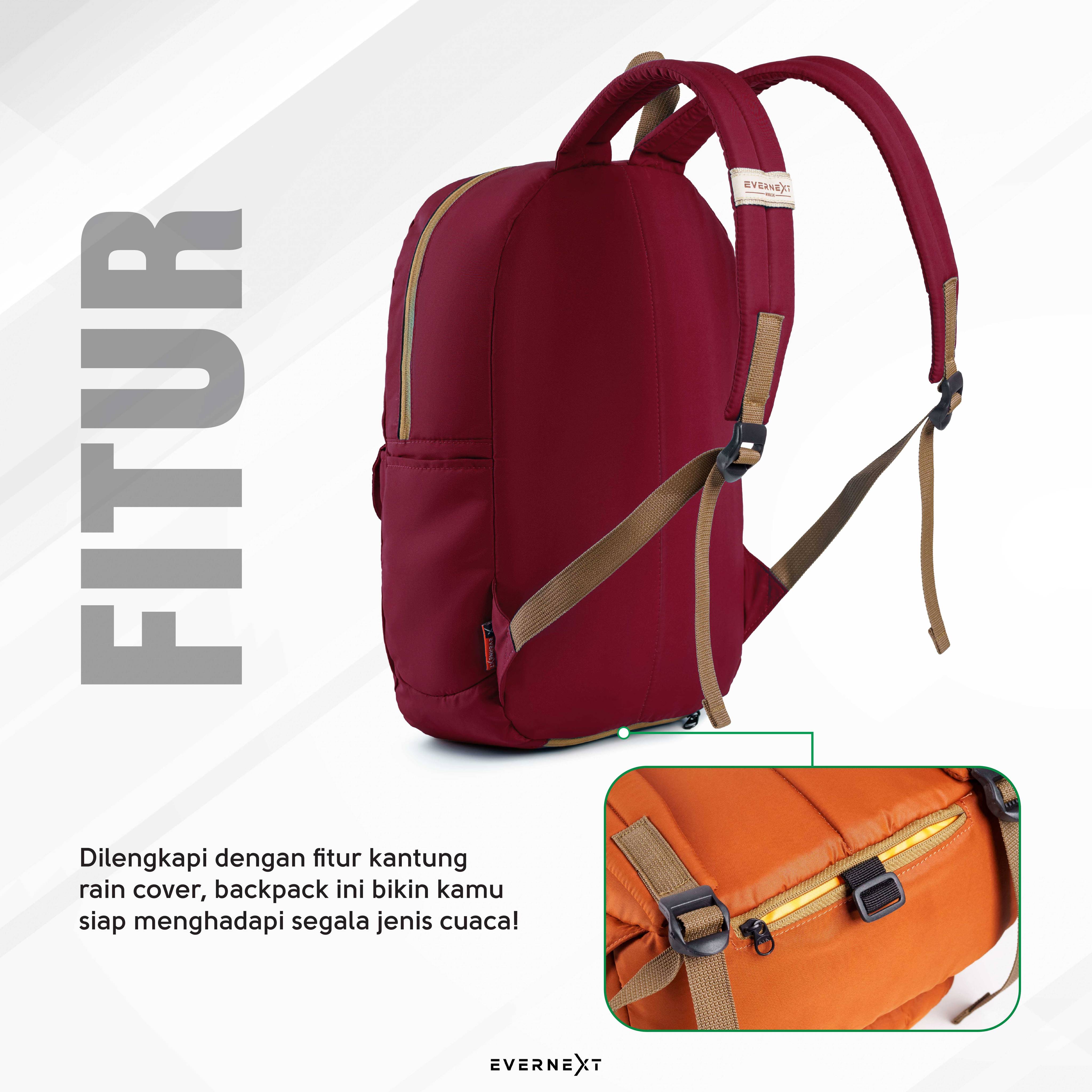 Jual Evernext - Tas Ransel Wanita Tas Sekolah Wanita Backpack Laptop ...