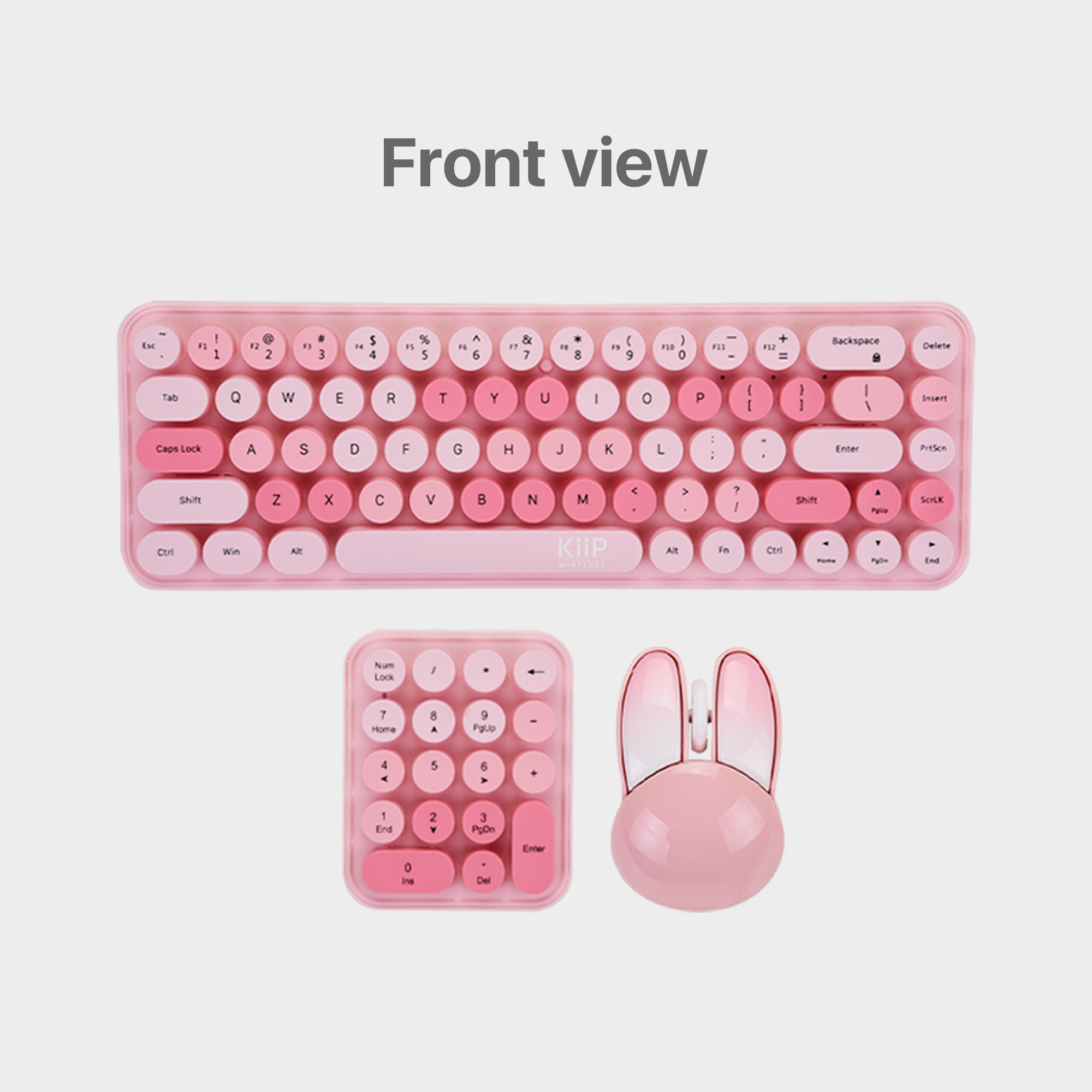 Jual KiiP Wireless Sweet 3 in 1 Keyboard Mouse Set Wireless 2.4G ...