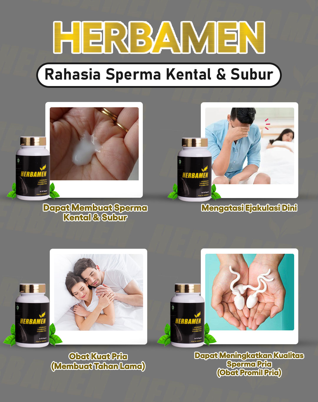 Jual Herbamen - Rahasia Sperma Kental Subur & Tahan Lama - Obat ...