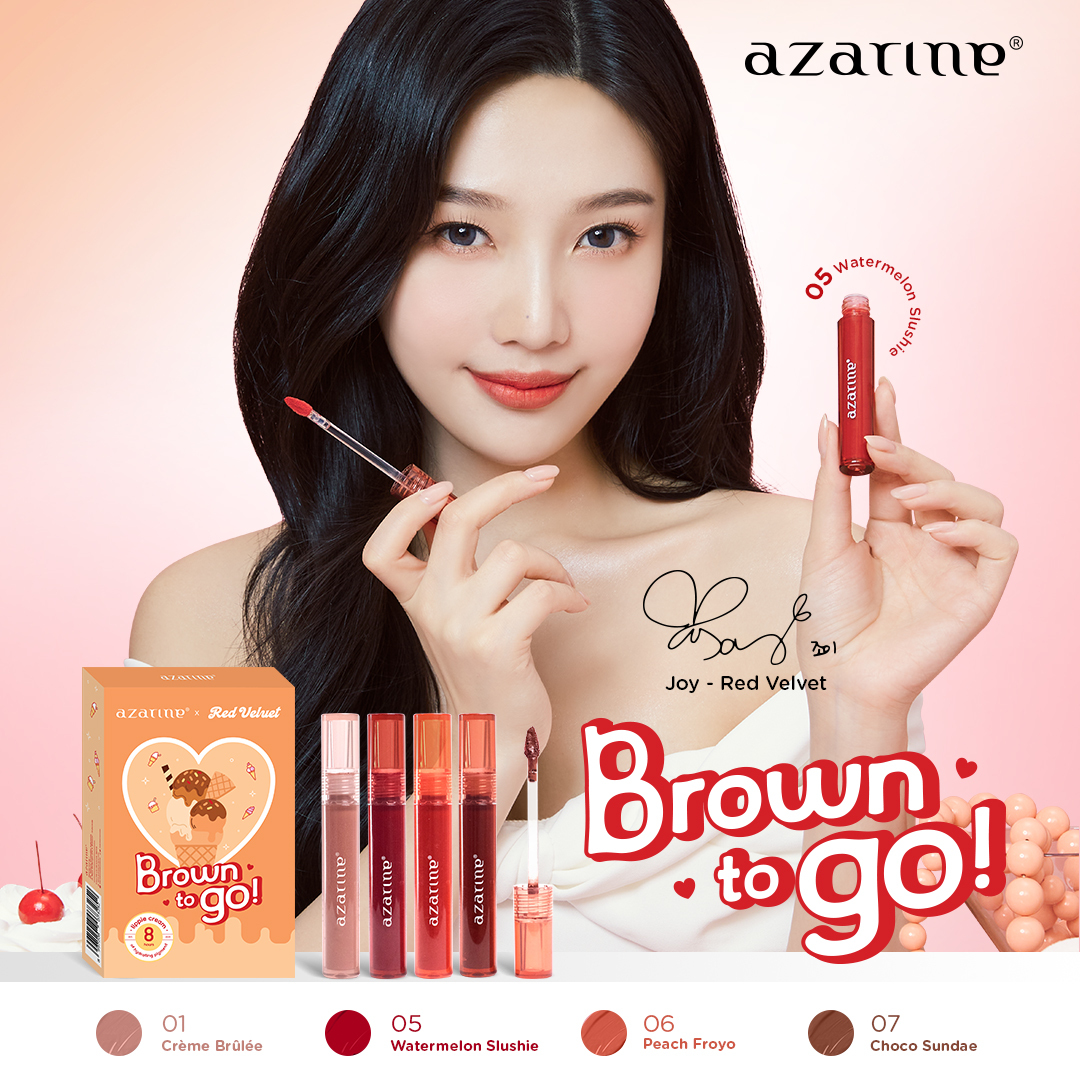 Jual [Azarine x Red Velvet] Velvety Lippie Cream Lightweight Lip Velvet ...