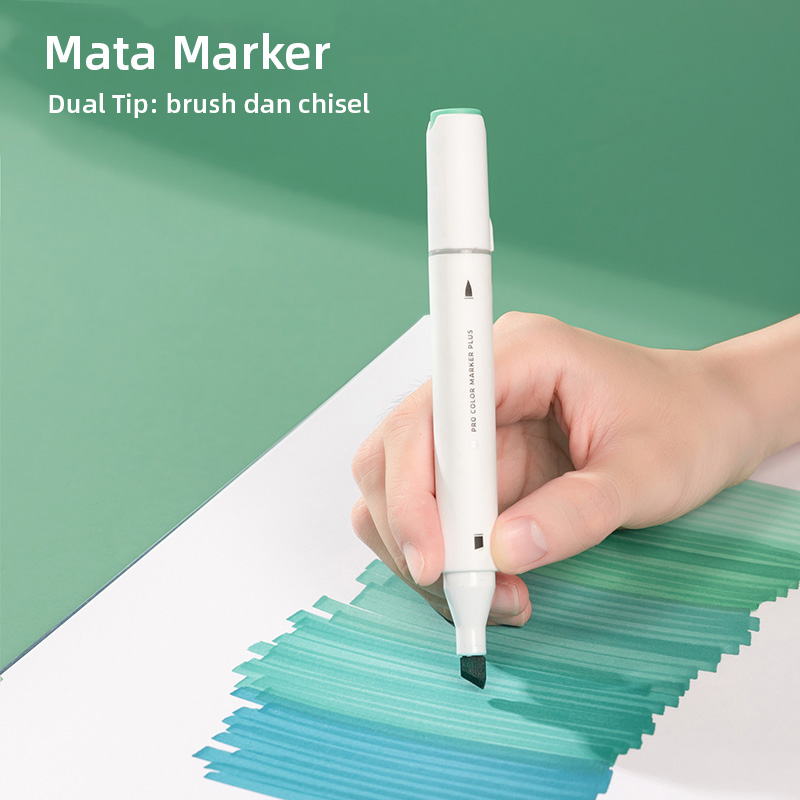 Jual Nusign Sketch Marker / Spidol Sketsa Dual Tip 40 60 80 Warna Non ...