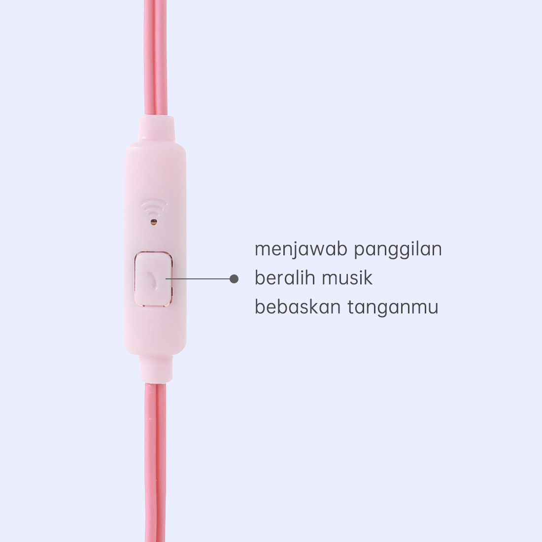 Jual MINISO Earphone 3.5mm In Ear Kabel Headphone Untuk Apple Dan ...