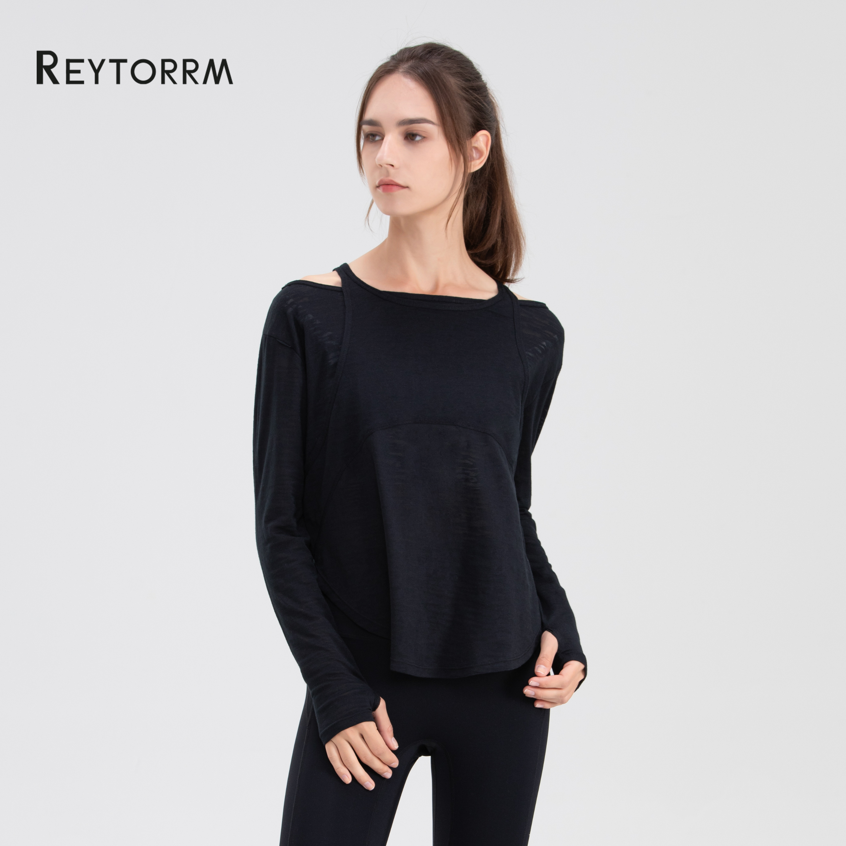 Jual Reytorrm Baju Atau Atasan Olahraga Wanita Lengan Panjang Kaos Long ...