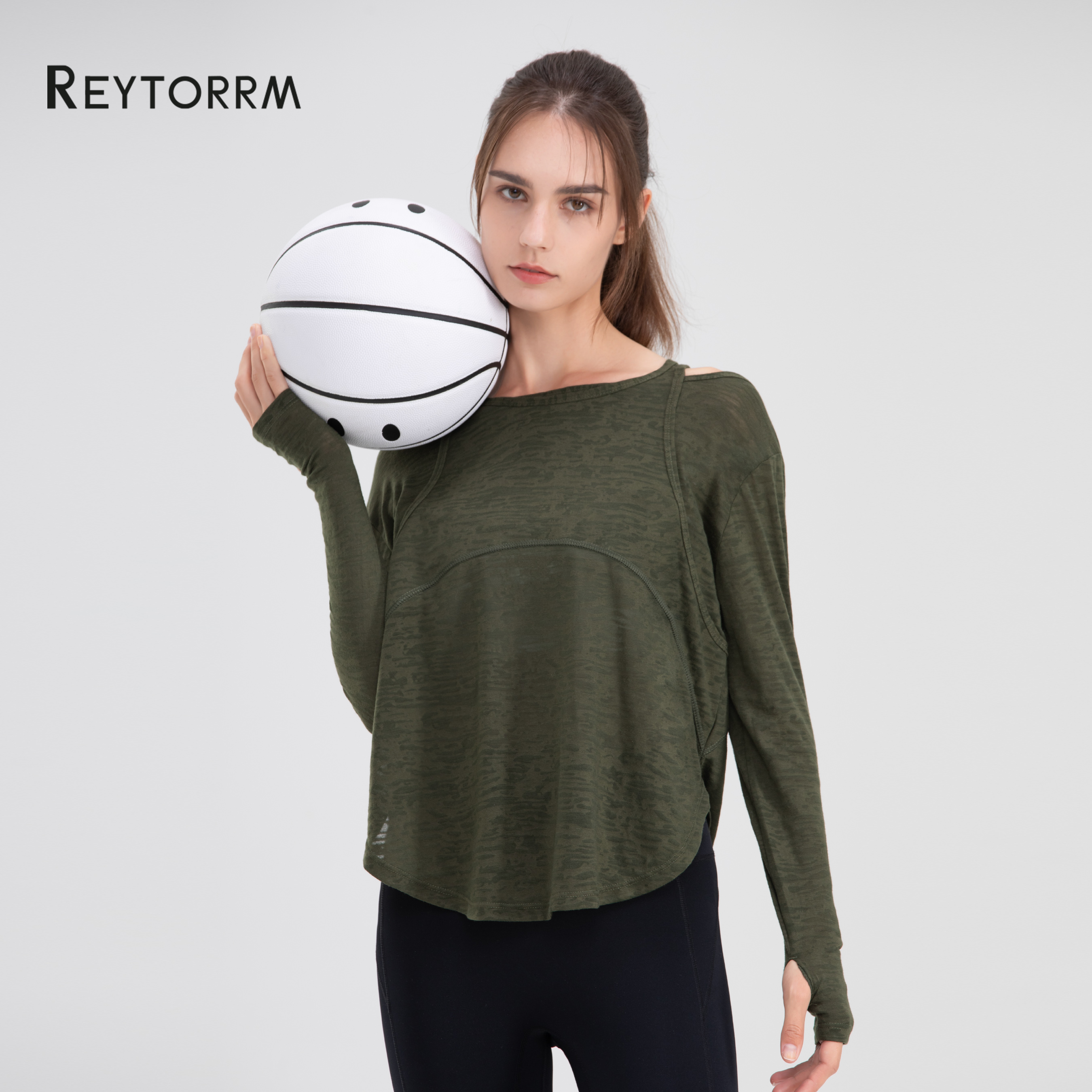 Jual Reytorrm Baju Atau Atasan Olahraga Wanita Lengan Panjang Kaos Long ...