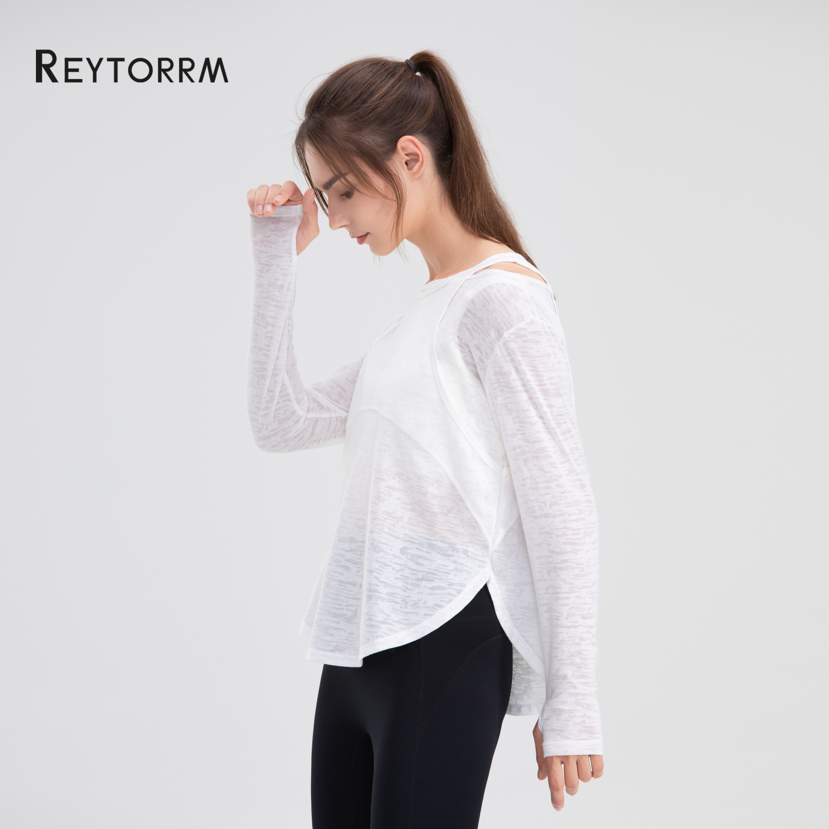 Jual Reytorrm Baju Atau Atasan Olahraga Wanita Lengan Panjang Kaos Long ...