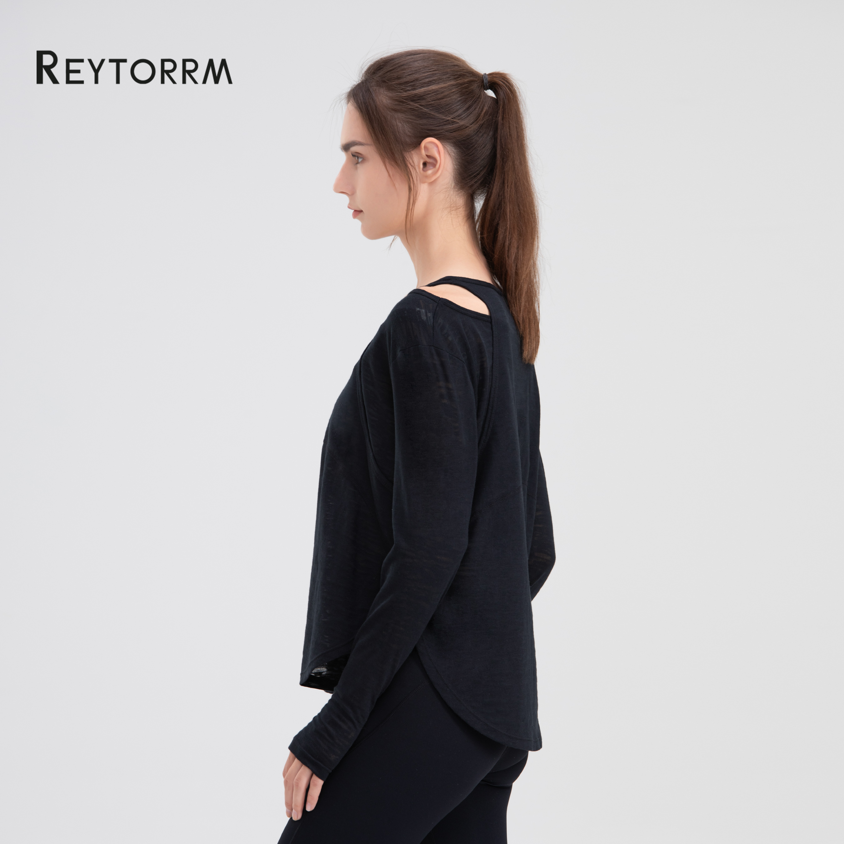Jual Reytorrm Baju Atau Atasan Olahraga Wanita Lengan Panjang Kaos Long ...