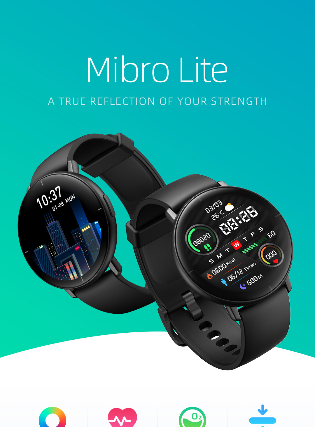 Jual Mibro Official Lite 1.3 Inch Smartwatch Jam Tangan Pintar Amoled ...
