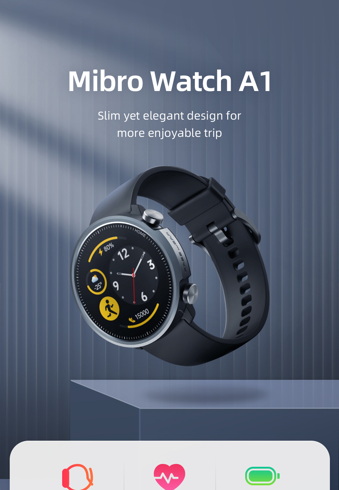 Jual Mibro Official A1/A2 Fashion Smartwatch Jam Tangan Pintar ...
