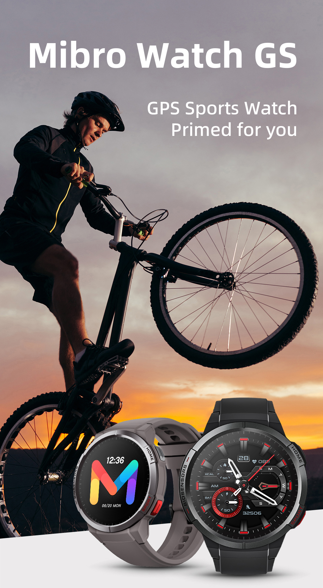 Jual Mibro Official Gs/Gs Active/Gs Pro Sport Smartwatch 1.43'Inch ...