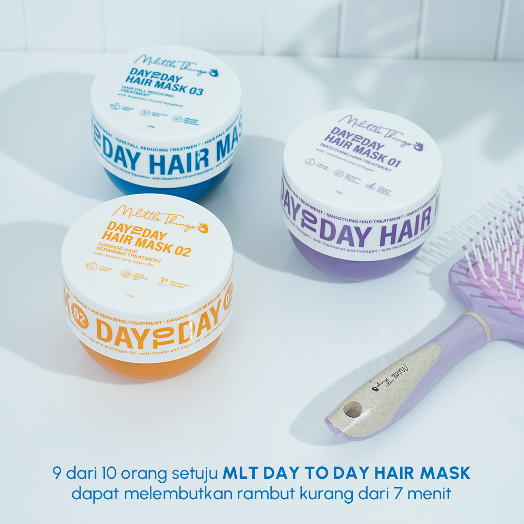 Jual MLT Day To Day Hair Mask 250ML - Masker Rambut Lembut Berkilau ...