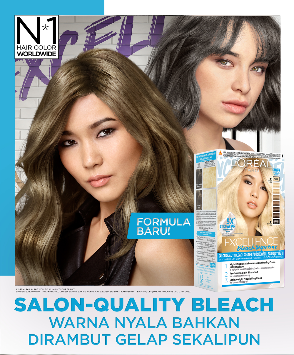 Jual L'Oreal Paris Excellence Bleach Supreme Hair Color - 240gr ...