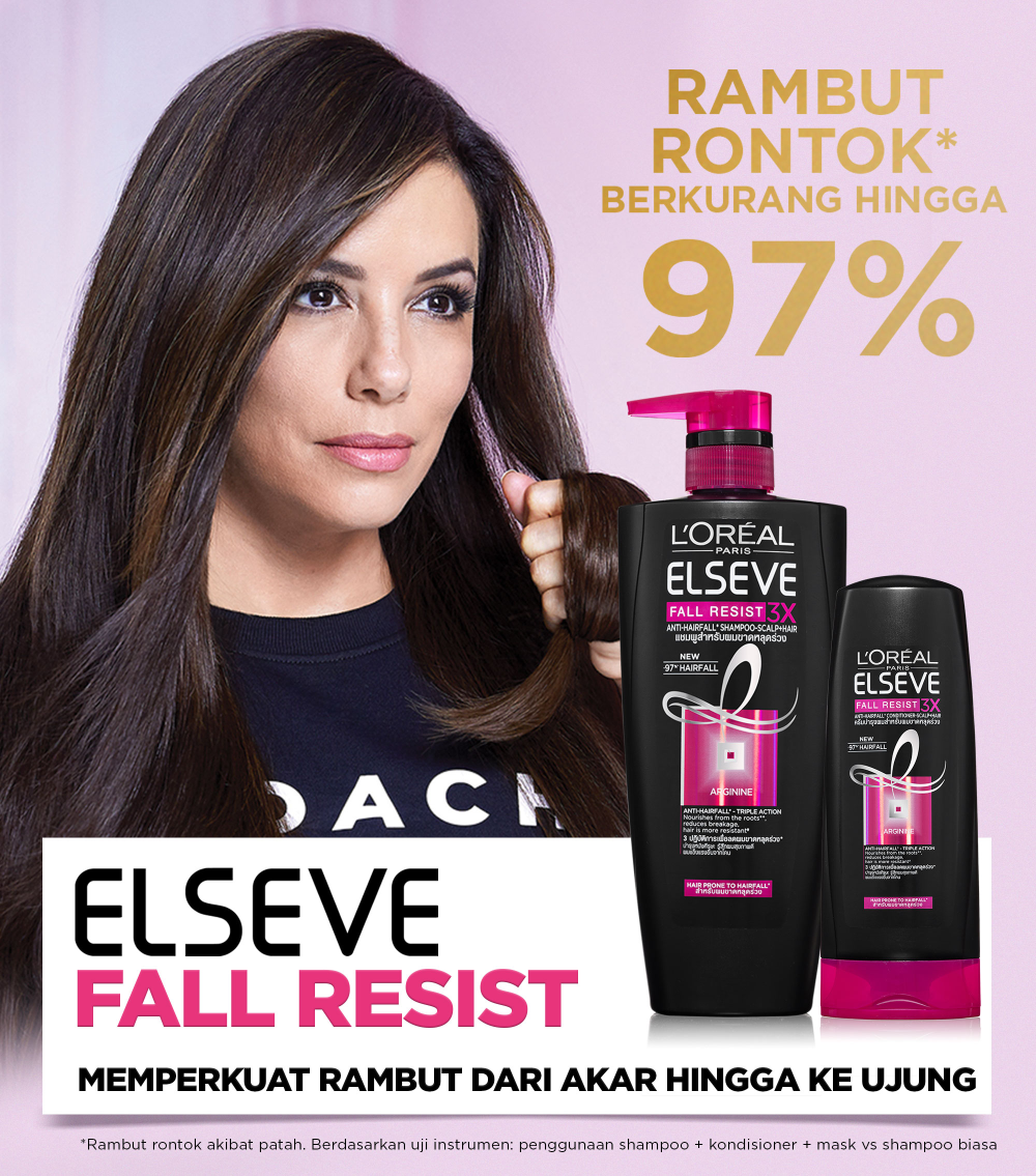 Jual L'Oreal Paris Fall Resist 3x Anti-Hairfall Shampoo 620ml Scalp ...