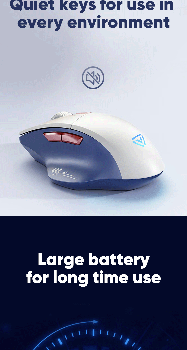 Jual MOFii Mouse Wireless Gaming Rechargeable Baterai Type-C Fast ...