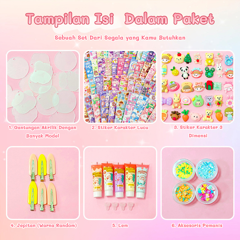 Jual Tatajoy [Upgrade] DIY Guka Set DIY Gantungan Kunci Akrilik Set DIY ...