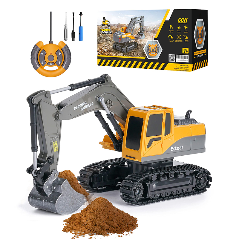 Jual Tatajoy 1:14 Mainan Excavator Remote Control Besar 14Channel ...