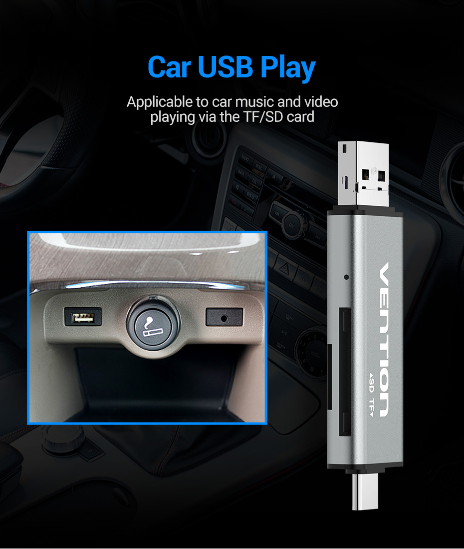 Jual Vention Card Reader USB A 3.0 2.0 Type C Micro SD Card OTG CCH CCJ ...