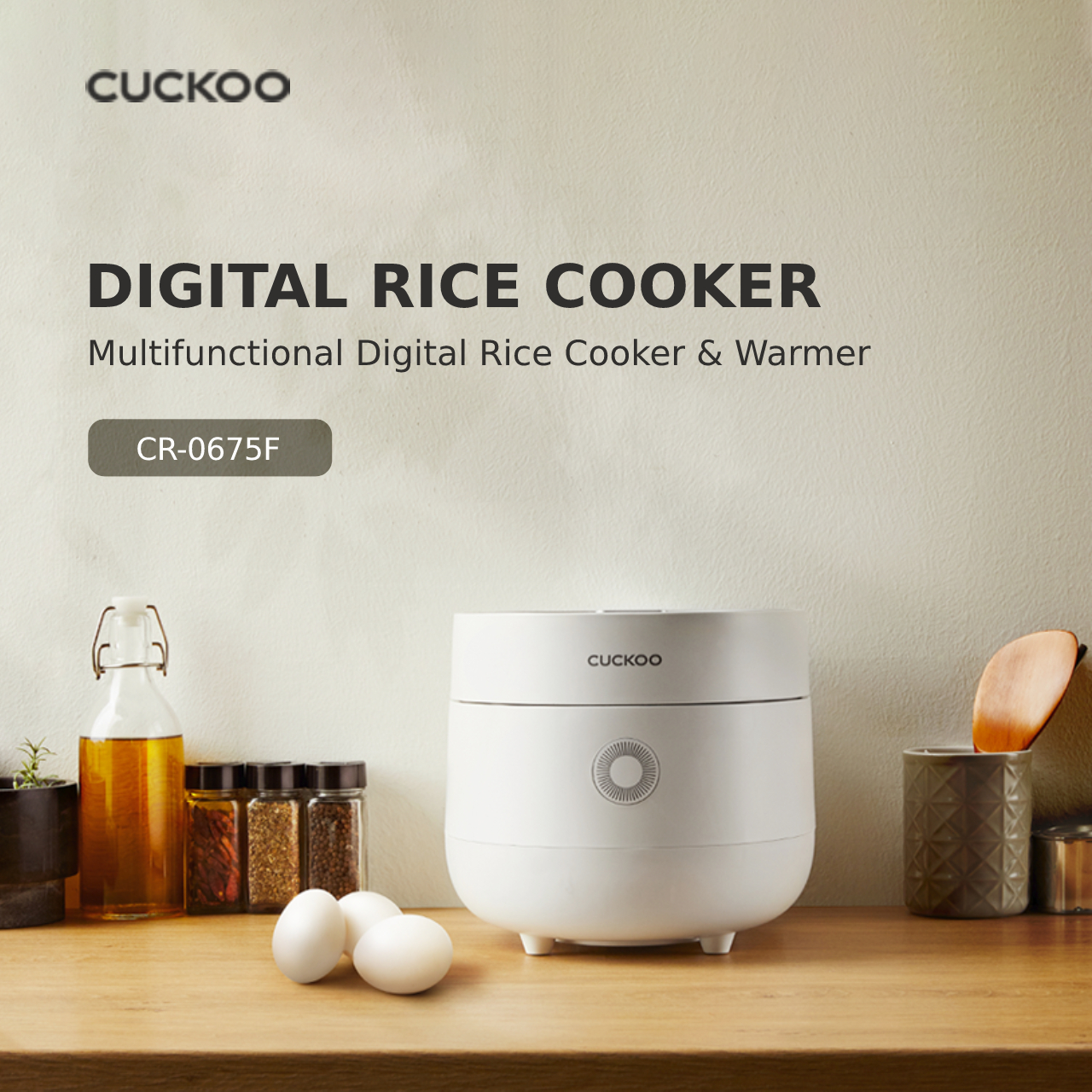 Jual CUCKOO Digital Rice Cooker 1L CR-0675F Magic Com Penanak Nasi ...