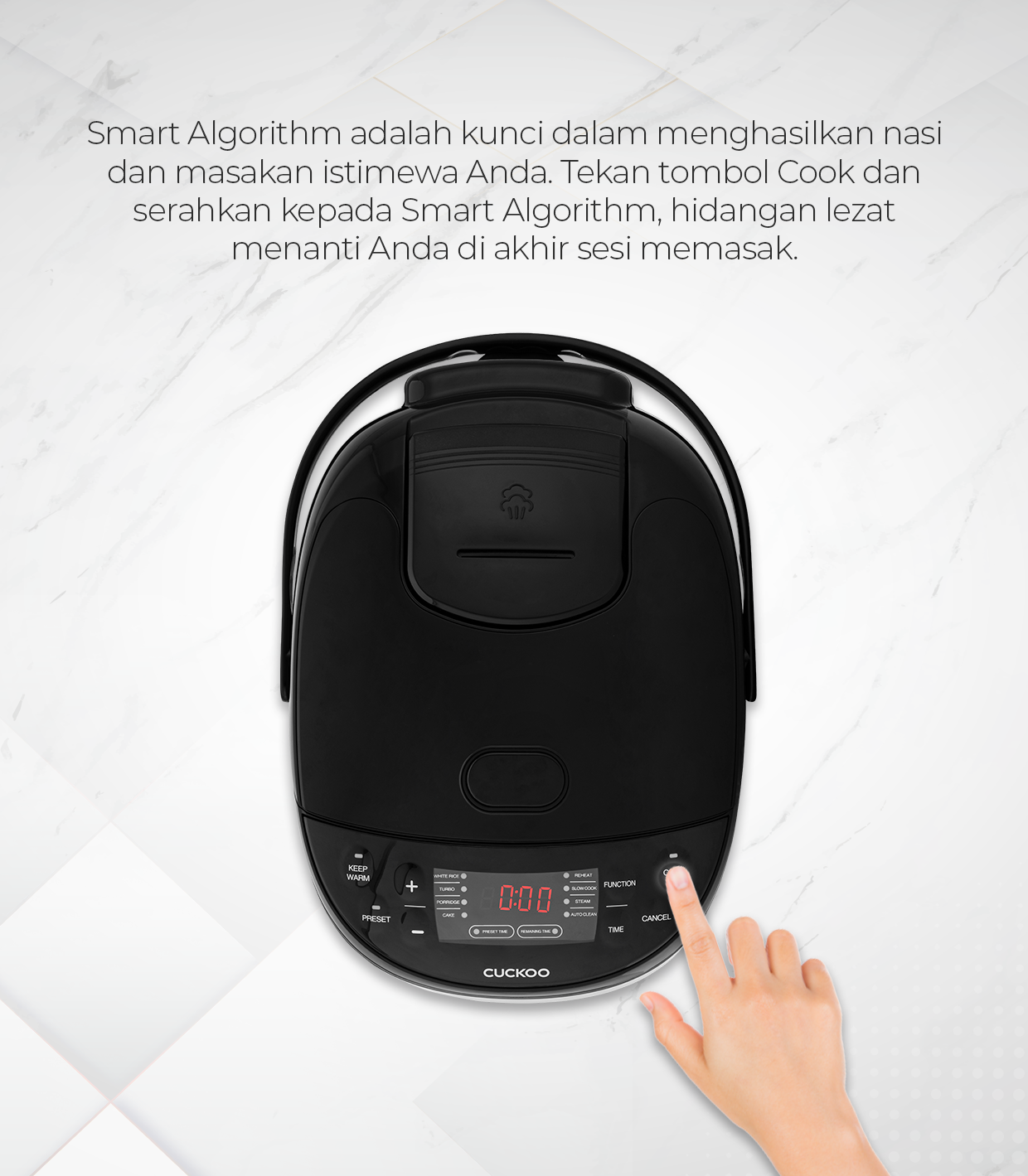 Jual CUCKOO Digital Rice Cooker 1 L CR-0680F Magic Com Penanak Nasi ...