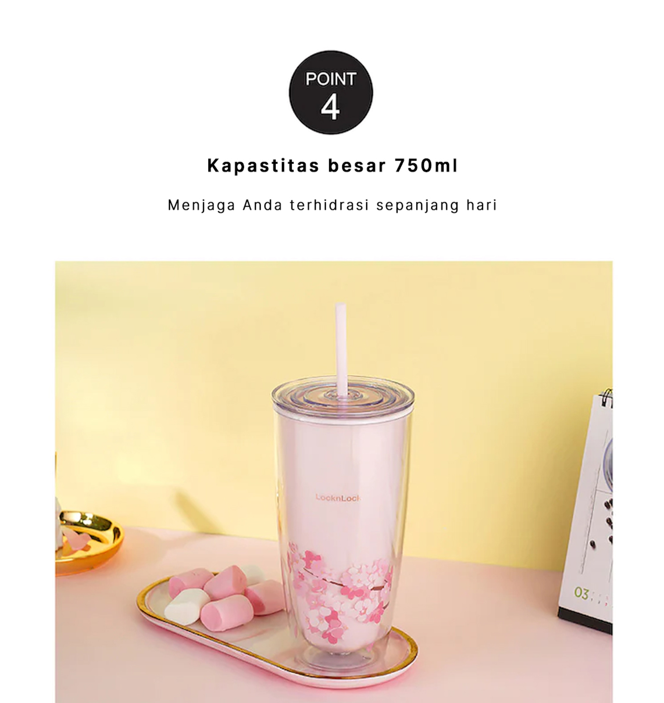 Jual LocknLock Exclusive Botol Minum Double Wall Cold Cup Cherry ...