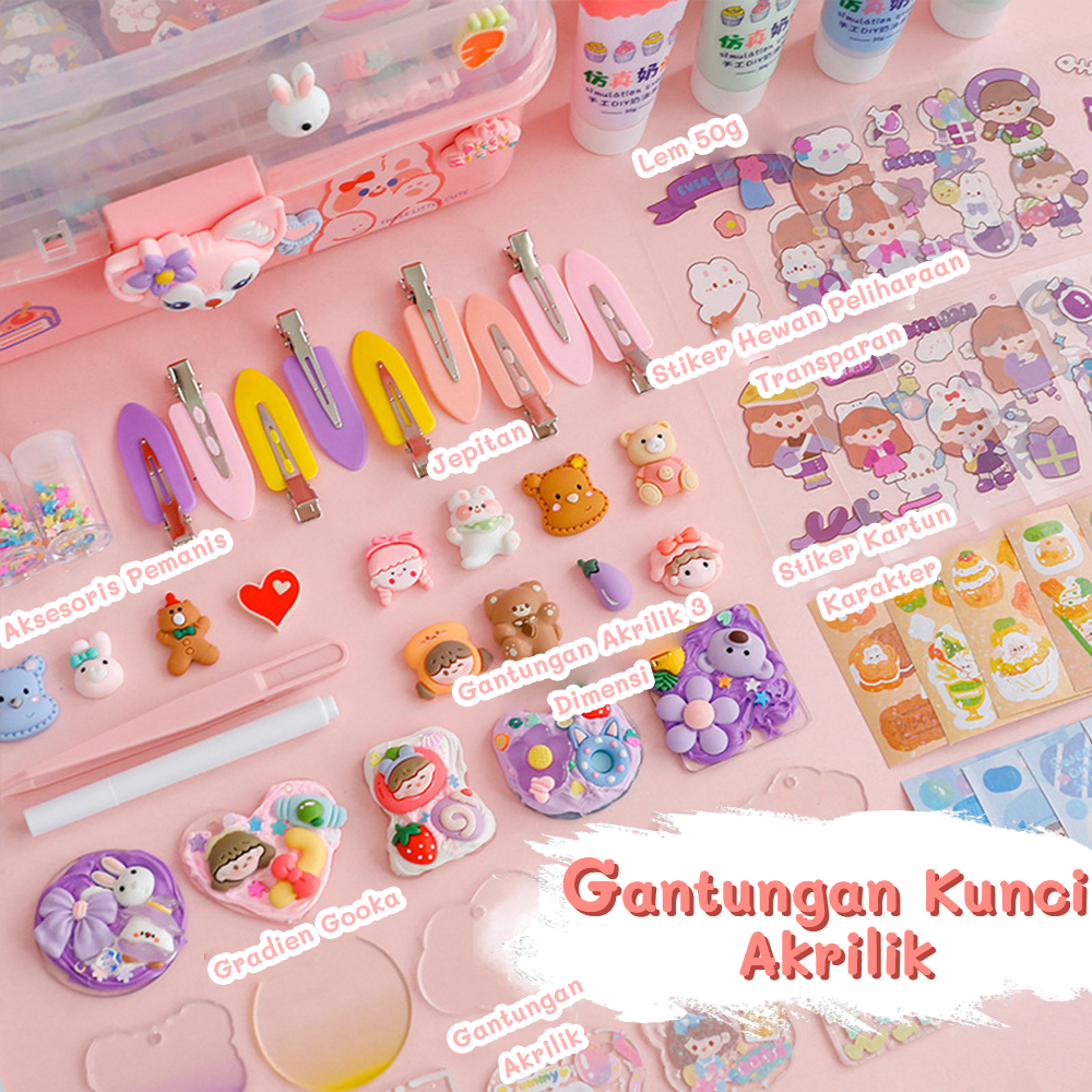 Jual Tatajoy [Plus]DIY Gooka Set Cream Gum Stiker Anak Set Alat Tangan ...