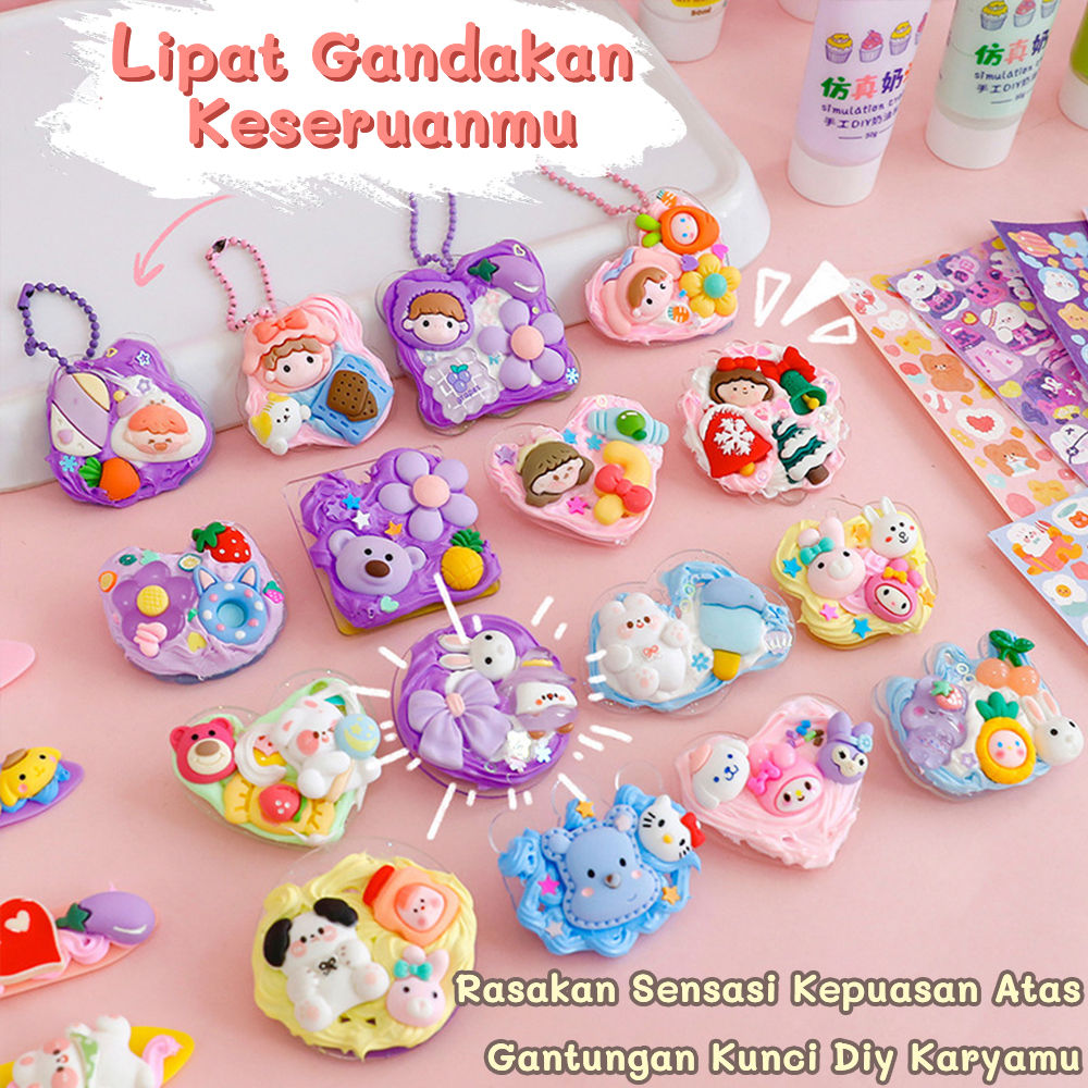 Jual Tatajoy [Plus]DIY Gooka Set Cream Gum Stiker Anak Set Alat Tangan ...