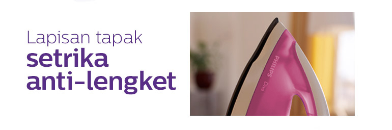 Jual Setrika Philips Diva GC122/47 Pink - Setrikaan promo murah, Tapak Strika Anti Lengket ...