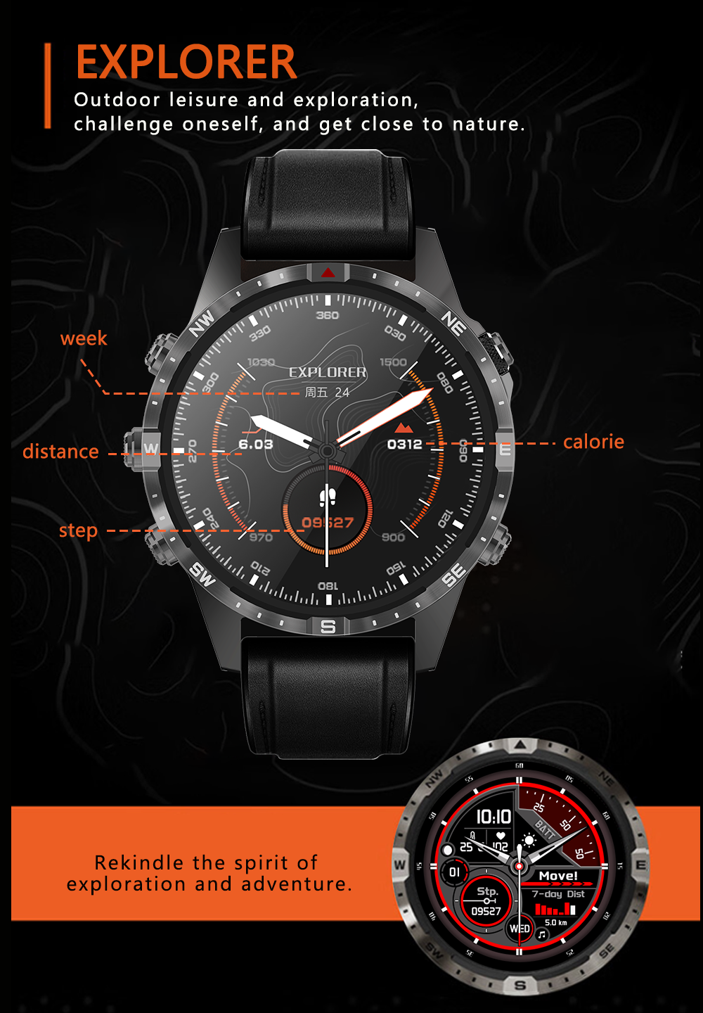 Jual Aolon GT5 Pro Smartwatch 2026 New Compass 100+ Sport Modes Jam ...