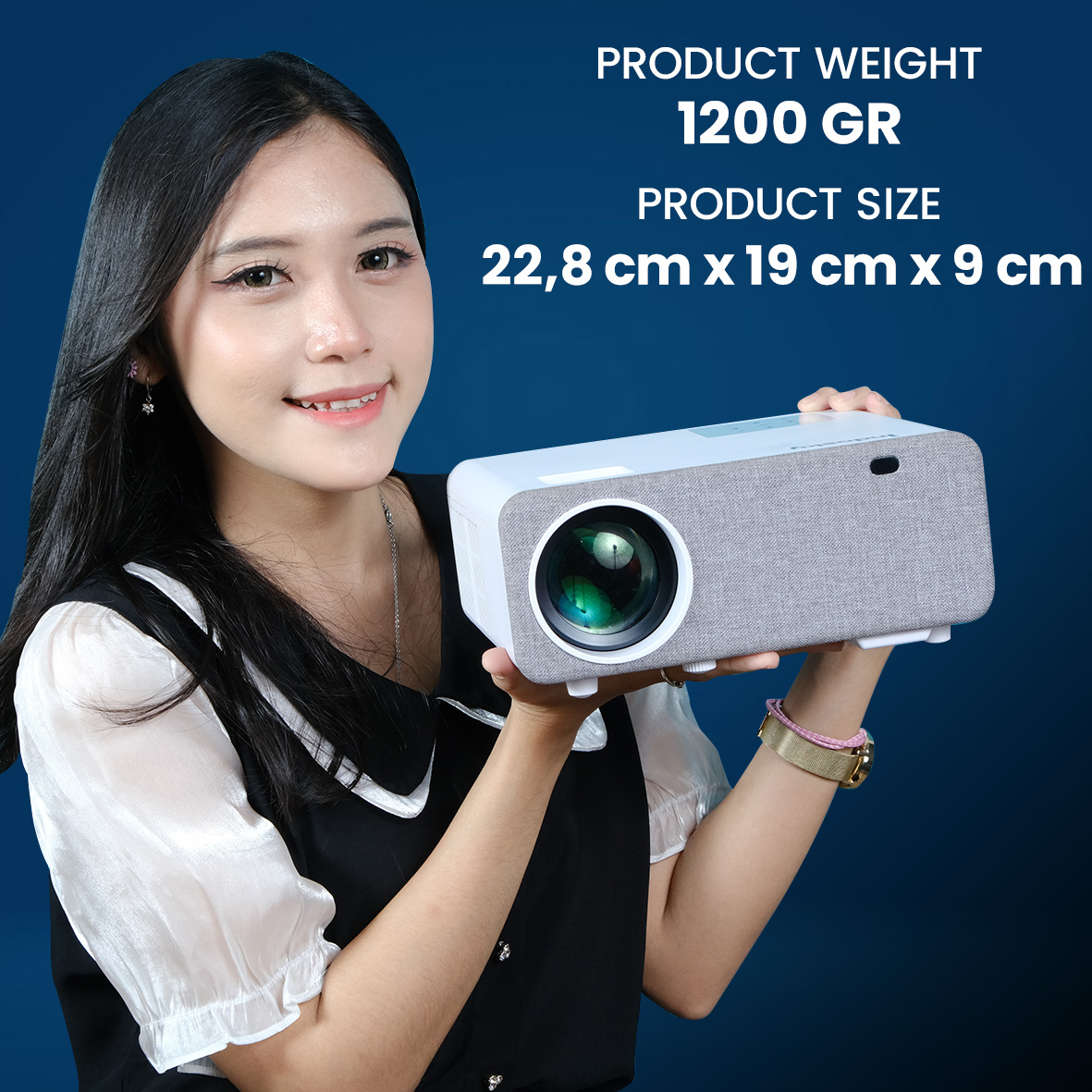 Jual PPI - Indosky P10 Pro Android Projector 10000 Lumens Support 4K ...