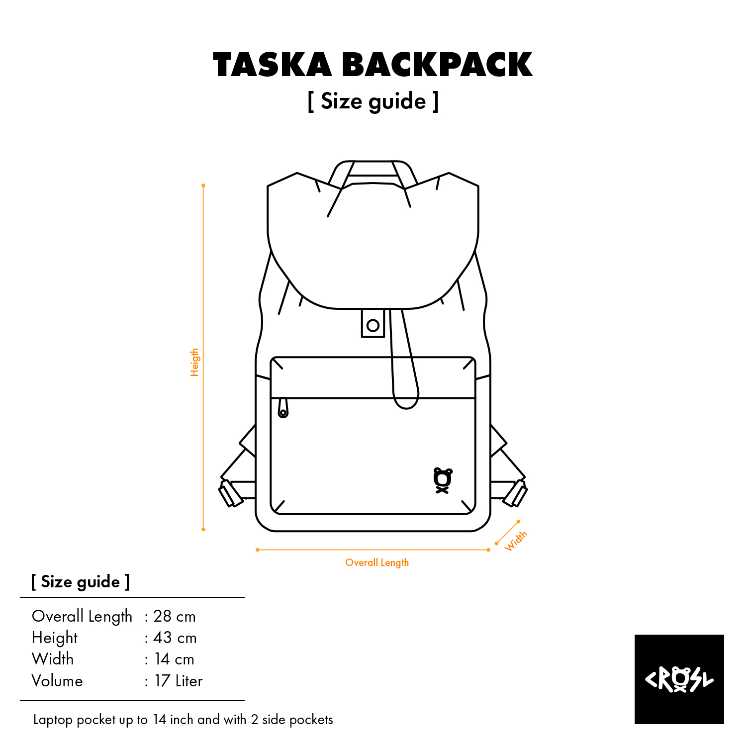 Jual CRSL Odin Taska Black Backpack | Ransel | Tas Laptop Punggung ...