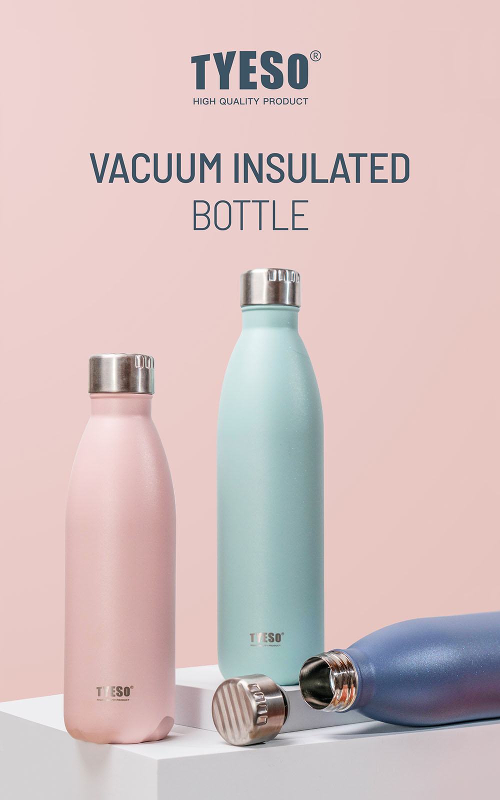 Jual USS x Tyeso Tumbler Botol Minum Olahraga Klasik 1000ml Stainless Steel Portable Sports ...