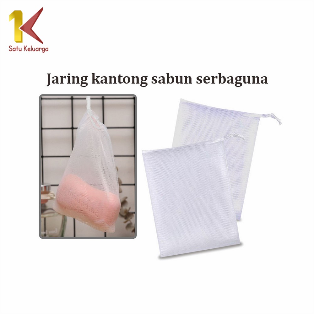 Jual Satu Keluarga Jaring Sabun Mandi Serbaguna dengan Tali Gantung ...