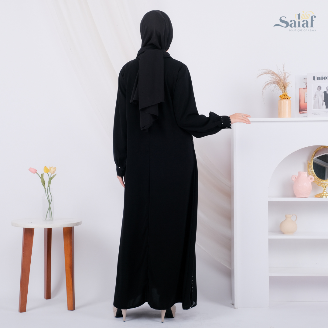 Jual Gamis Hitam Turki | Maxi Dress Muslimah Terbaru | Abaya Turkey ...